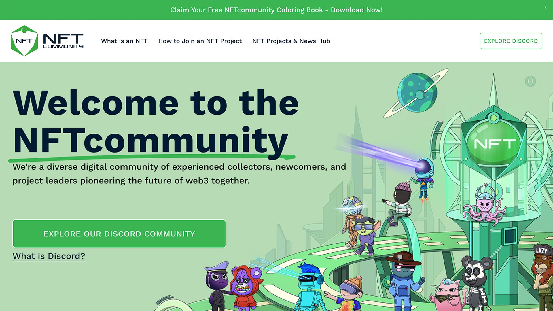 Welcome to the NFTcommunity, Beyond the Blockchain